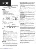 Digital Timer Setup Instructions | PDF | Timer | Clock
