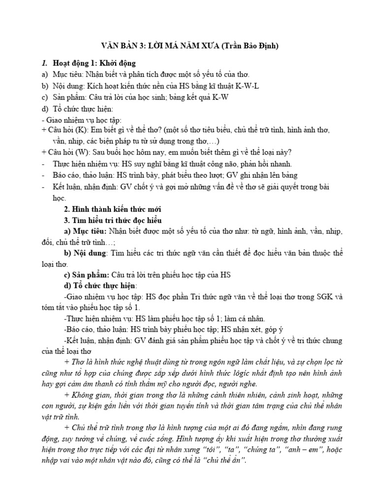 Loi Ma Nam Xua | PDF