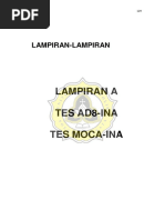 Skrining MoCA-InA untuk Penilaian Kognitif | PDF