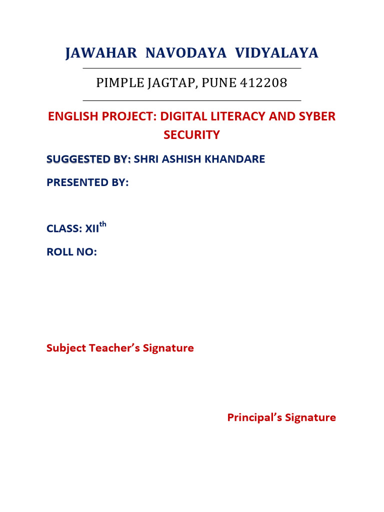 Digital Literacy and Cybersecurity | Download Free PDF | Computer Security | Security