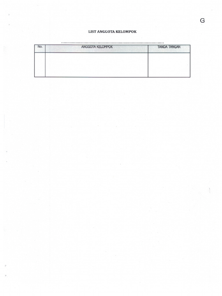 Form PSBI Anggota | PDF