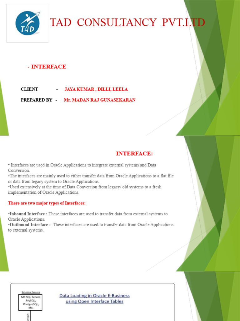 Interface | PDF | Sql | Pl/Sql