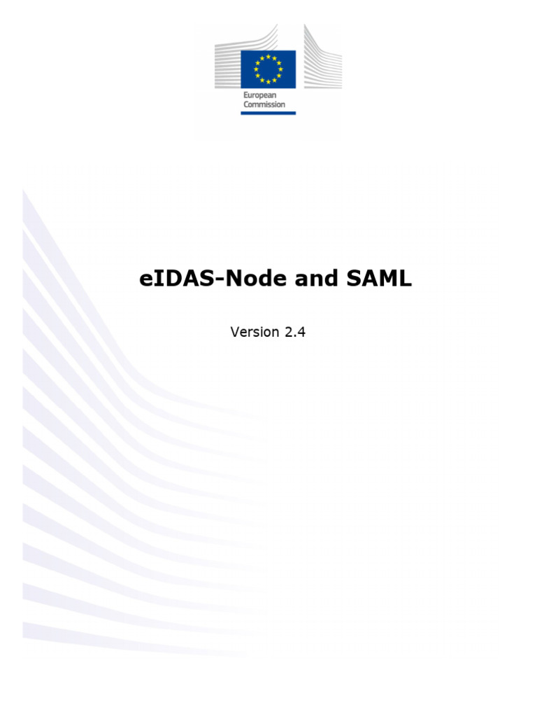 eIDAS-Node and SAML v2.4 | PDF | Encryption | Key (Cryptography)