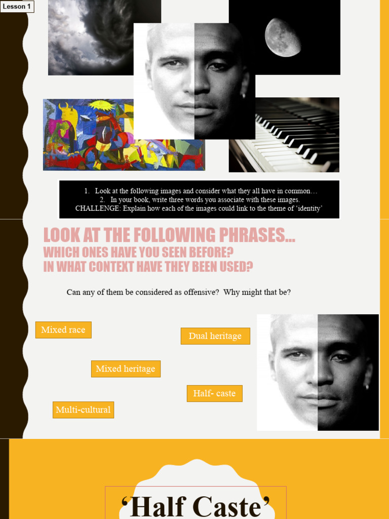 'Half Caste' Lessons | PDF | Poetry