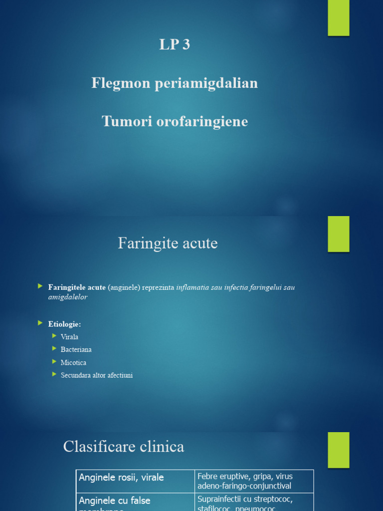 Flegmon+tumori Orofaringiene | PDF