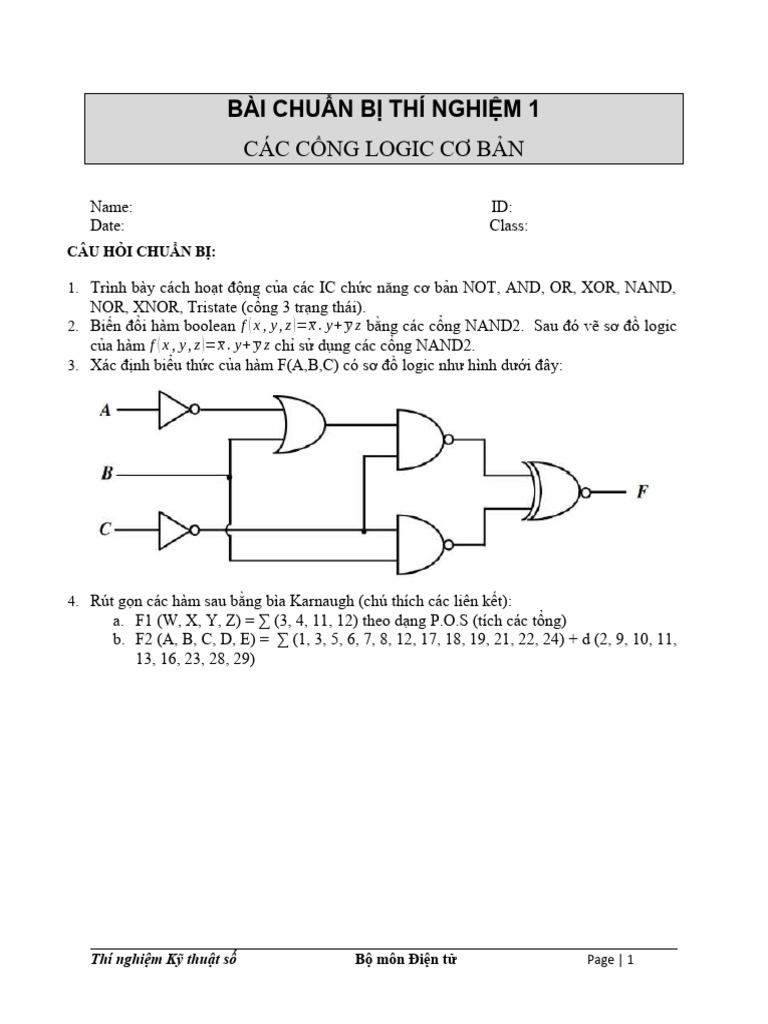 Prelab 1 | PDF