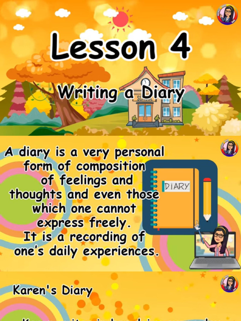 Lesson 4.2-Write A Diary | PDF