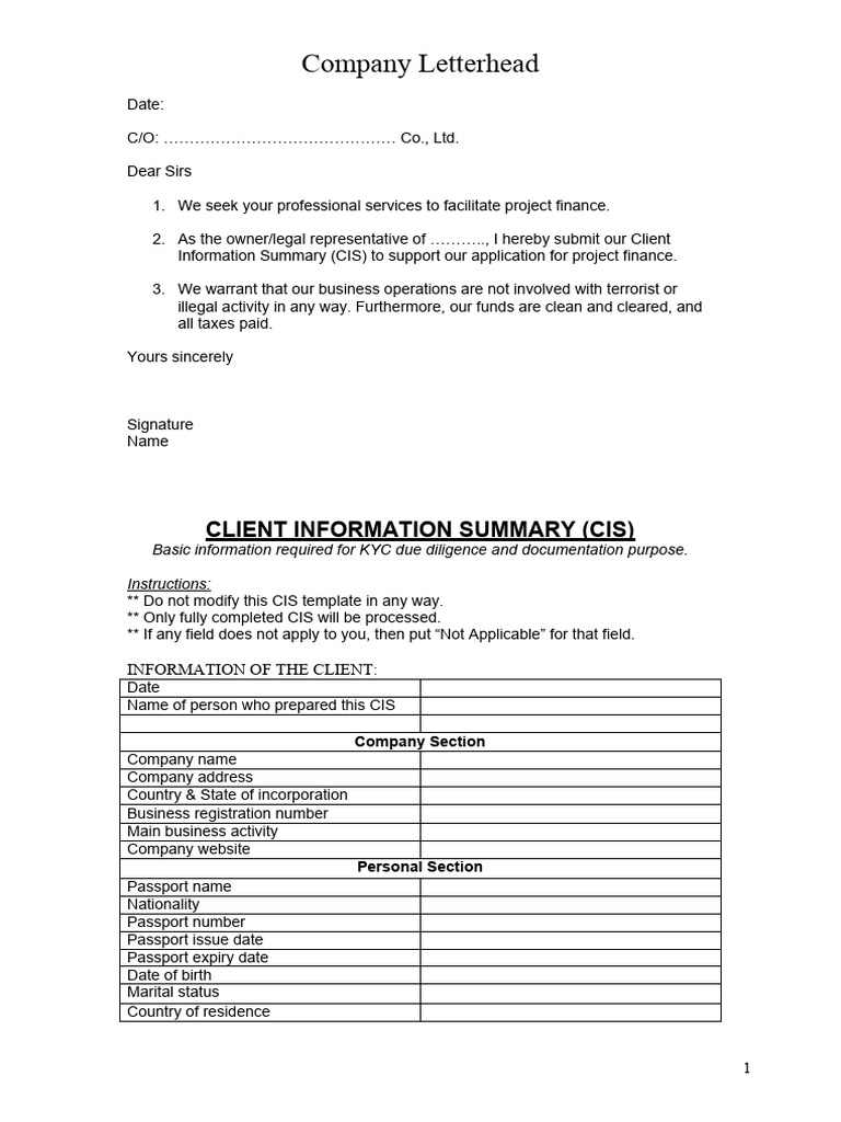 (AA) CIS Template | PDF