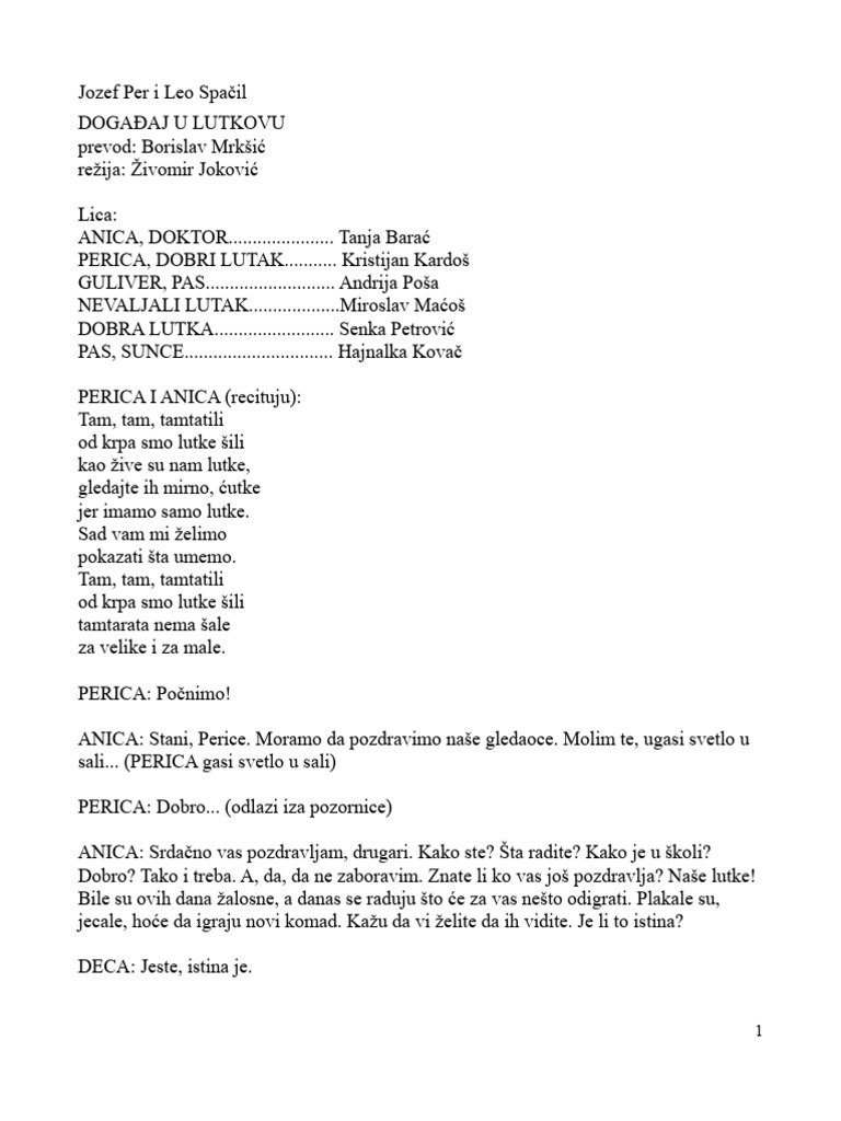 Dogadjaj U Lutkovu | PDF