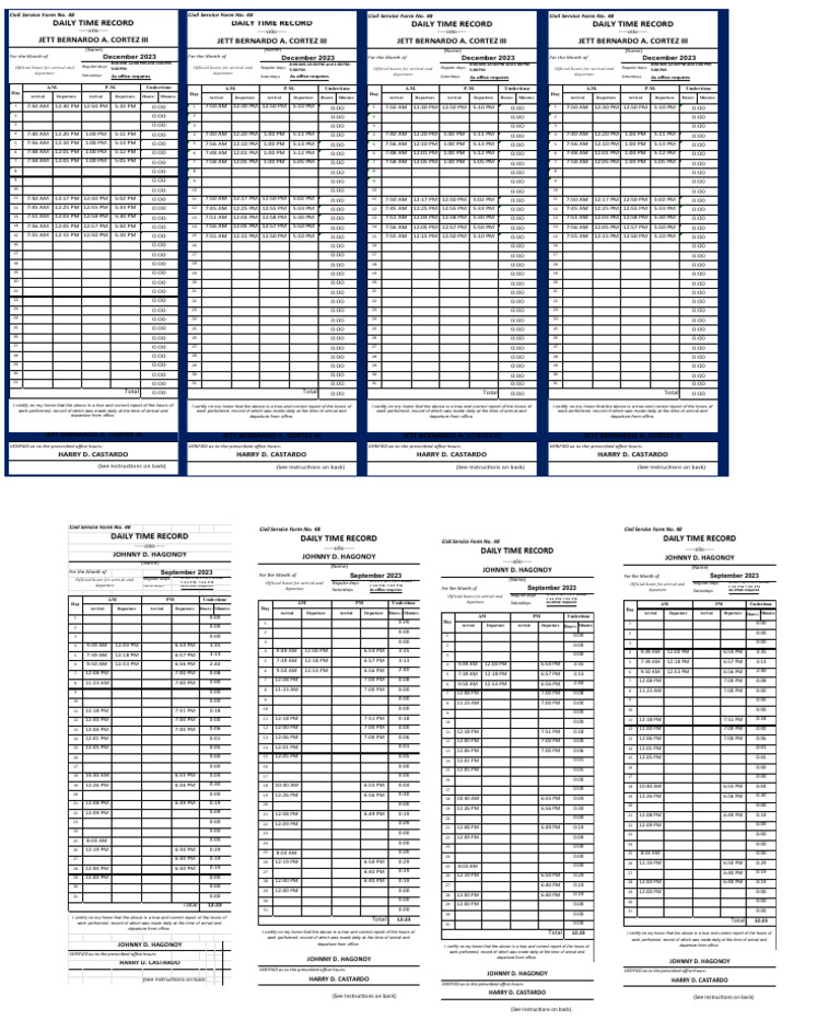 DTR December 2023 | PDF