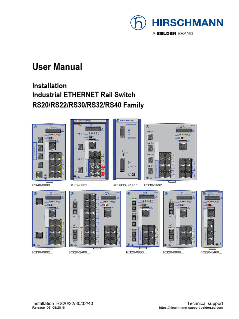 IG RS20 RS30 RS40 Managed 06 0816 en 2016-08-15 | PDF | Electrical ...