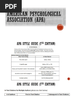 APA 7th Edition Abbreviations Guide | PDF | Apa Style | Litre