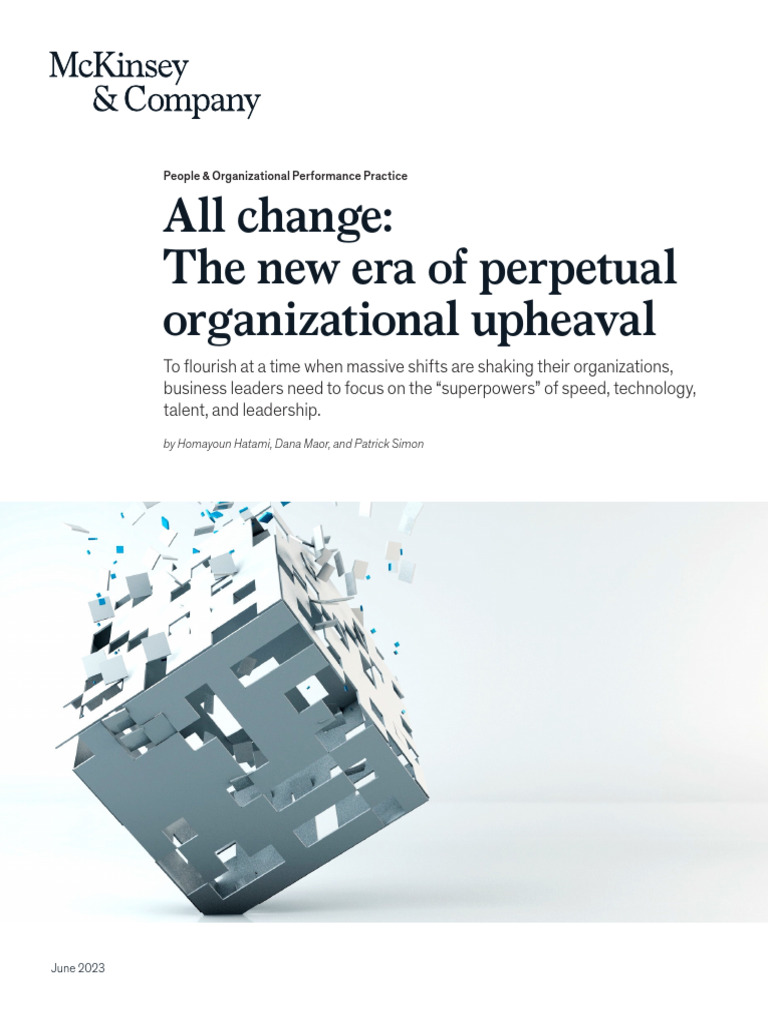 All Change The New Era of Perpetual Organizational Upheaval | PDF ...