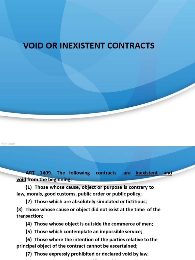 17 - Void Contracts | PDF | Loans | Interest