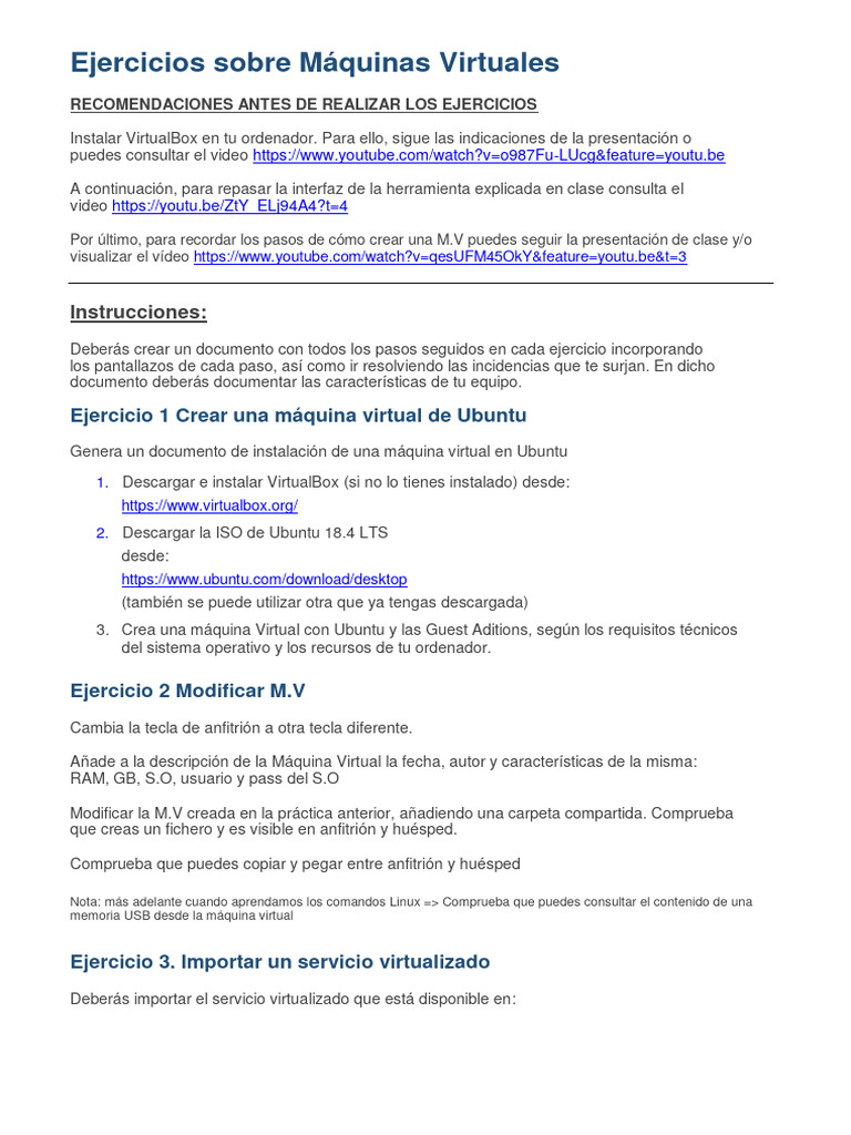 Tarea 2.4 MV Ejercicios 123 | PDF