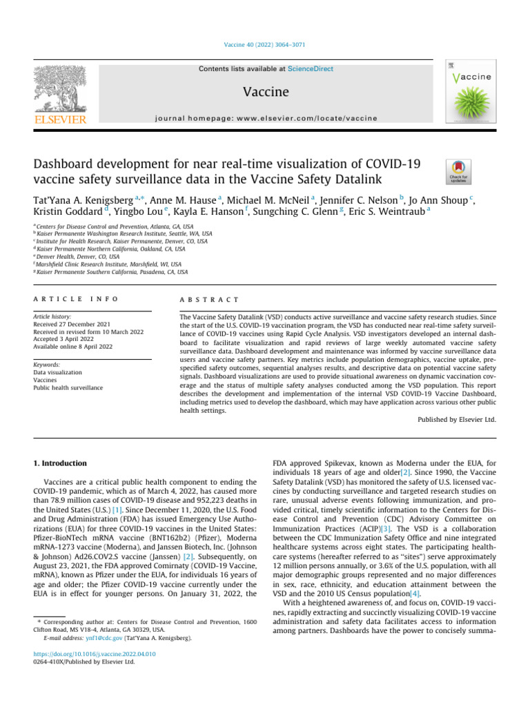 Dashboard Development For Near Real-Time Visualization of COVID-19 ...
