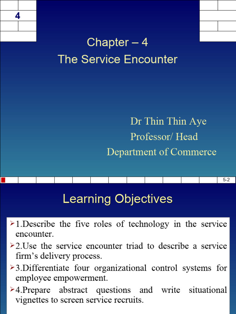 Understanding the Service Encounter | PDF | Economies | Business