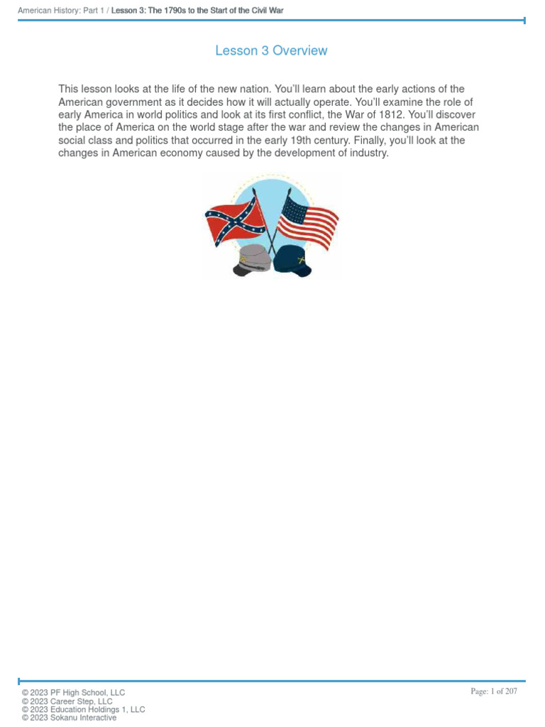 American History_ Part 1 15979 20231109144051 | PDF | Federalist Party ...