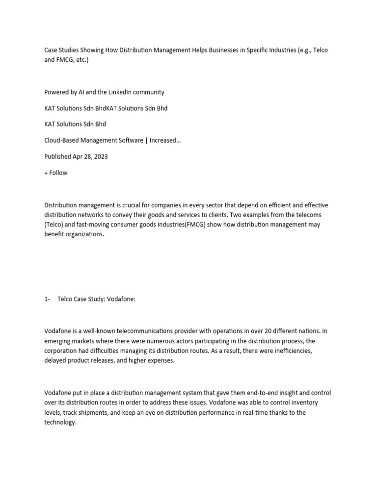 Case Studies SH-WPS Office | PDF | Supply Chain | Supply Chain Management