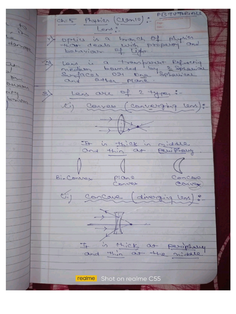 Physics CH 5 (Refraction of Light) | PDF