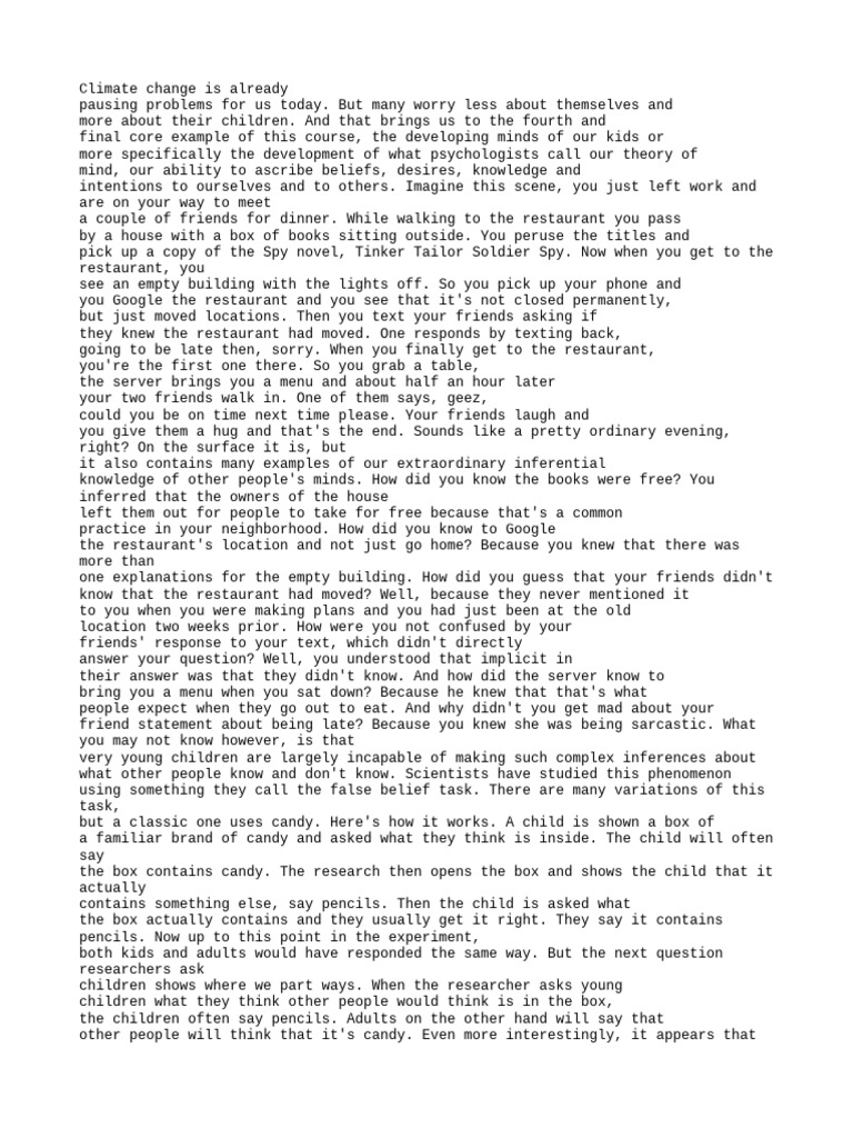 Lectures Script Psychology P 1 Pdf Wellness