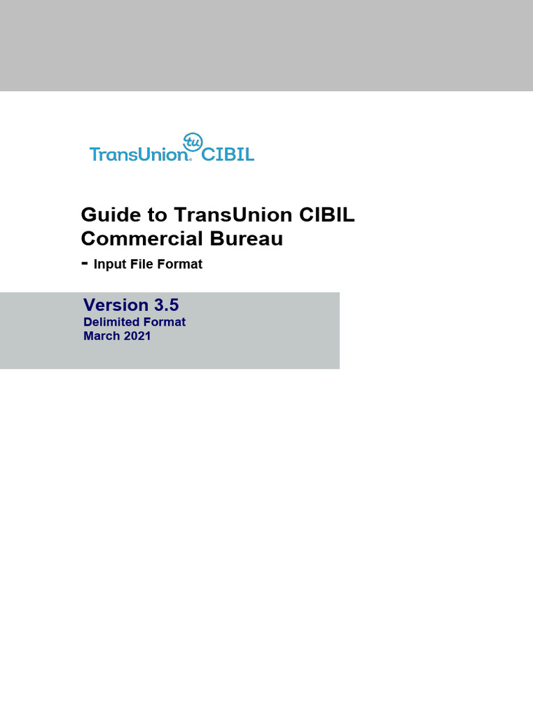 CIBIL - Commercial IFF - V3.5-Delimited-31032021 | PDF | File Transfer ...