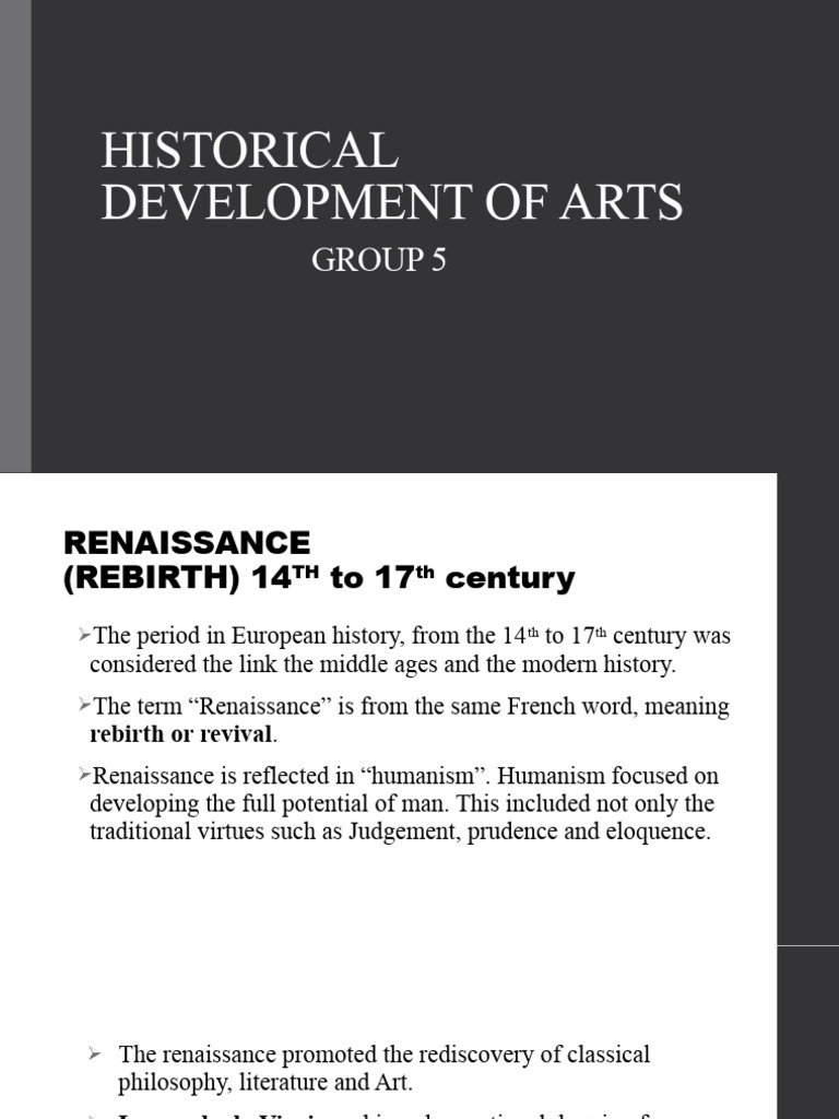 Historical Development of Arts | Download Free PDF | Renaissance ...