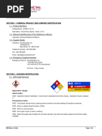 MtBE Safety Data Sheet Overview | PDF | Toxicity | Materials