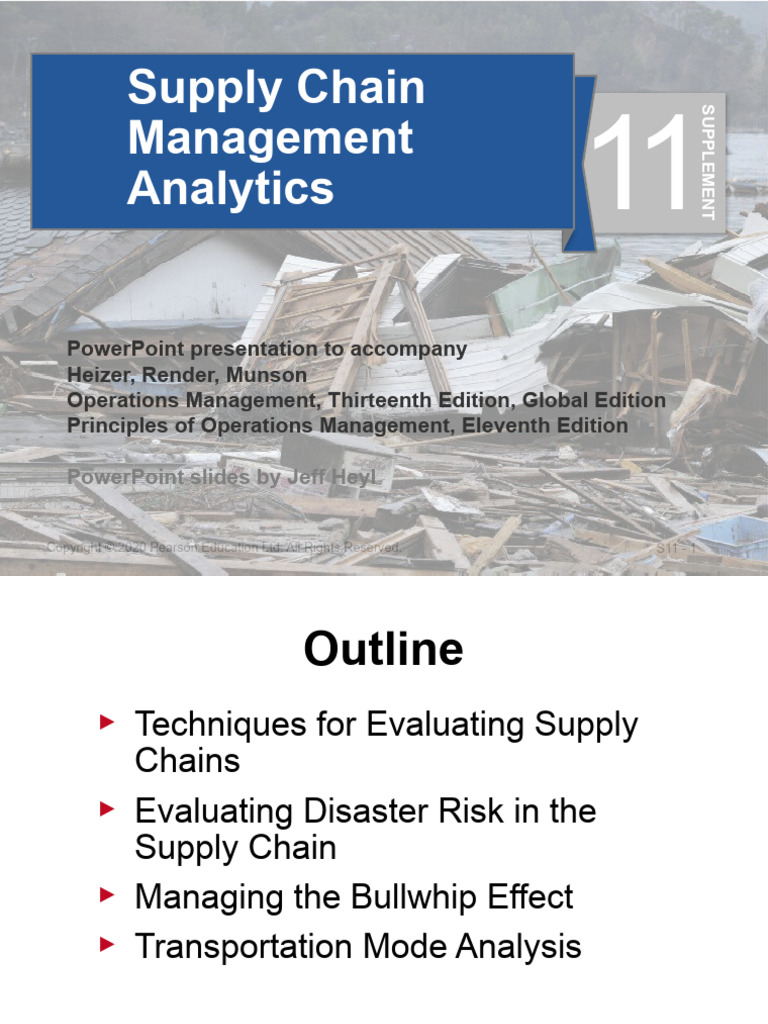 Chapter 11s - SCM Analytics | PDF | Supply Chain | Economics