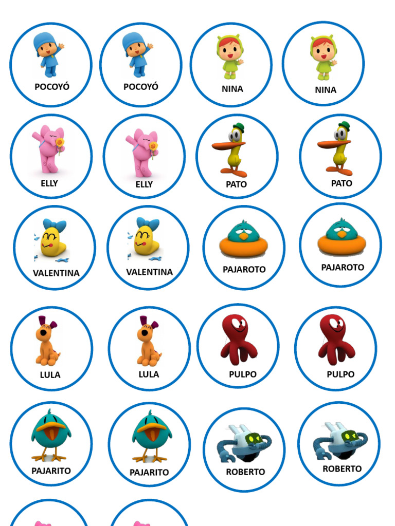 Memory Pocoyó | PDF