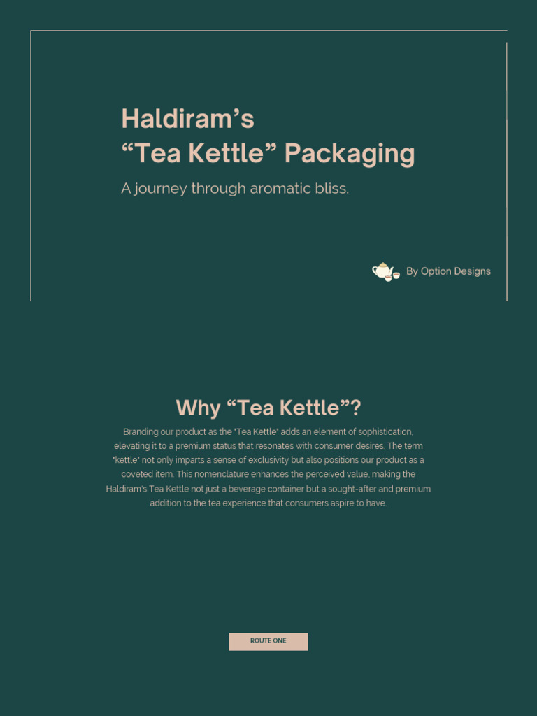Haldiram's Tea Kettle Packaging Design | PDF | Brand | Communication