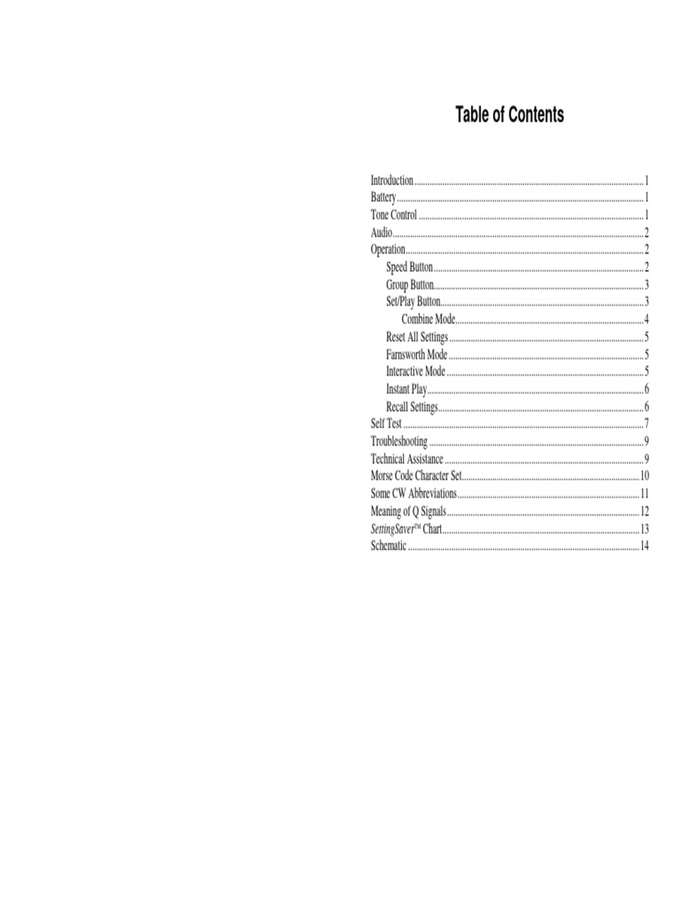 Ham Radio - Morse Code - LEARNING | PDF | Pitch (Music) | Electronics