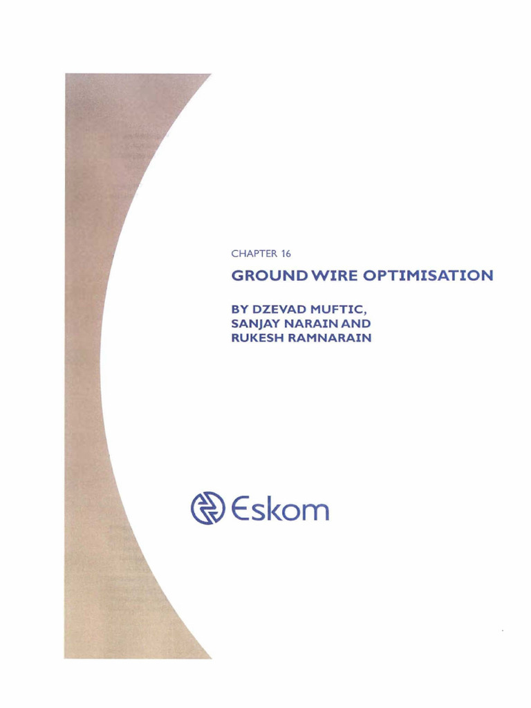 Ground Wire Optimization | PDF | Lightning | Electrical Resistance And ...