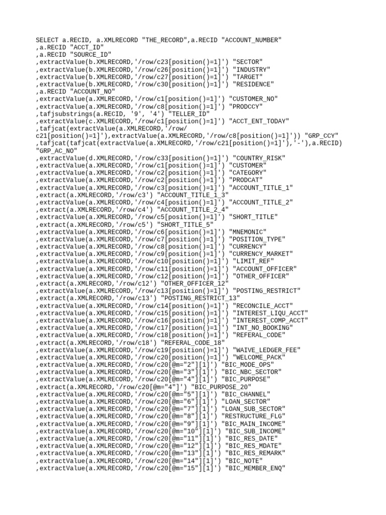 Account T24 | PDF | Computer Standards