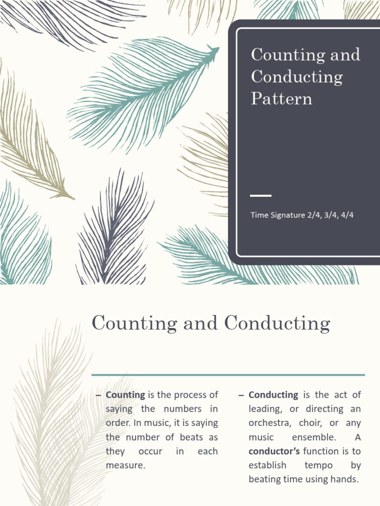 Conducting Patterns: 2/4, 3/4, 4/4 | PDF | Conducting | Musicology