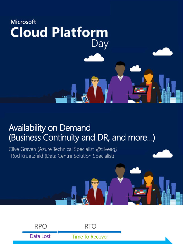 005 Business Continuity | PDF | Microsoft Azure | Disaster Recovery