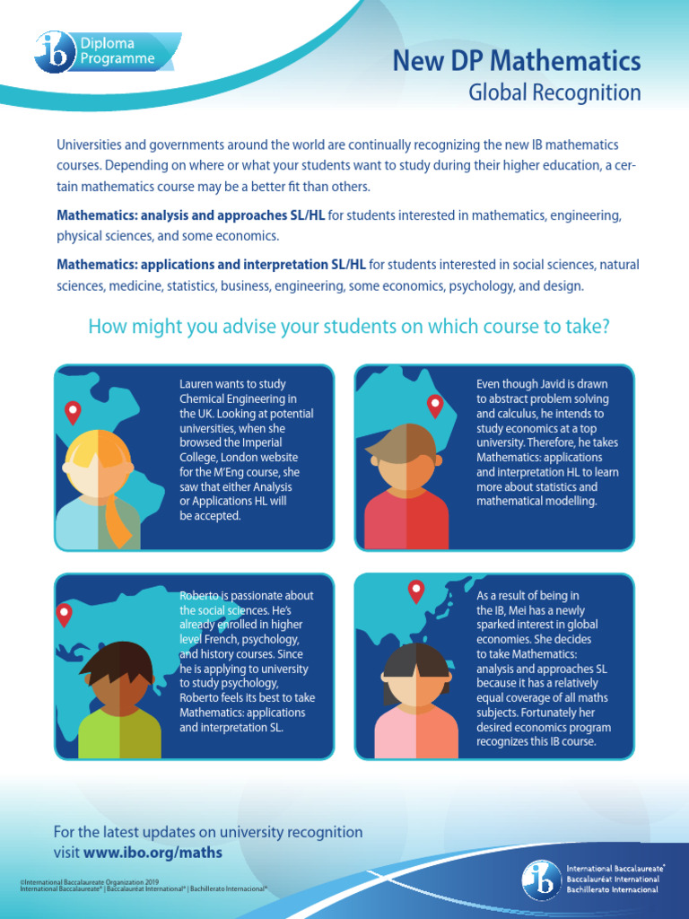 DP Maths Recognition Guide | PDF | Mathematics | Science