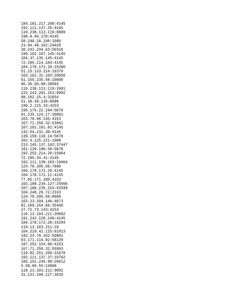 Socks4 Proxies | PDF