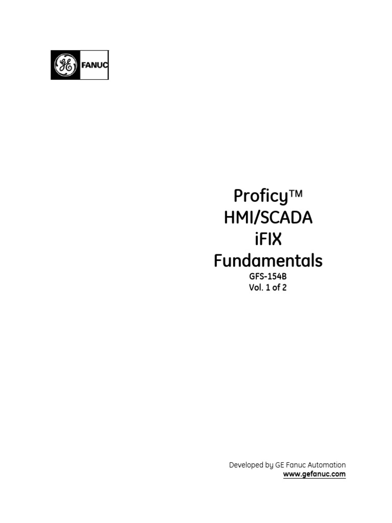 GFS-154B M00 - iFIX Fundamentals Front Matter Volume 1 of 2 | PDF | Scada | Automation