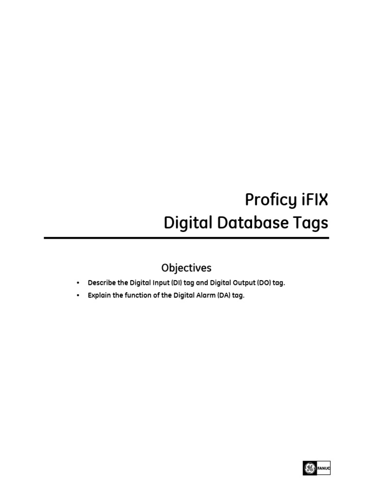 GFS-154B M08 Digital Database Tags | PDF | Automation | Databases