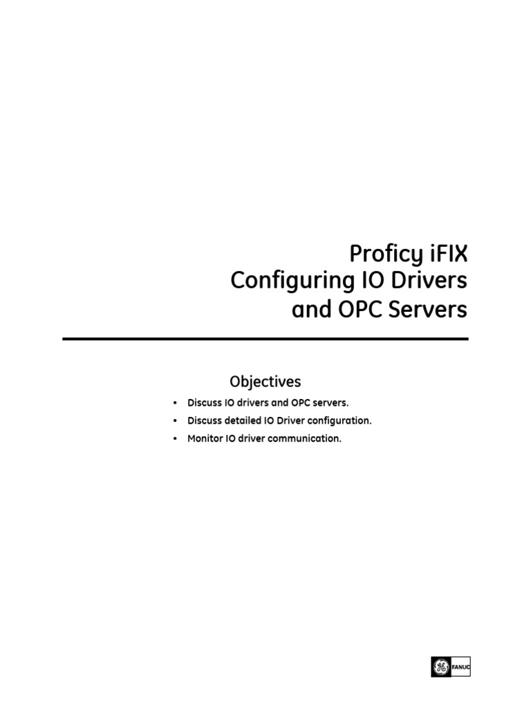 GFS-154B M06 Configuring IO Drivers and OPC Servers | PDF | Programmable Logic Controller ...