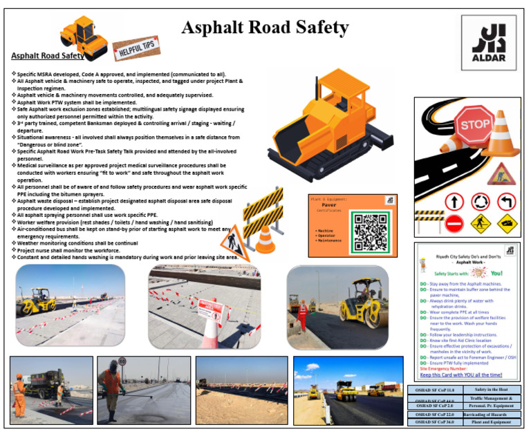 Asphalt Road Safety Banner | PDF | Road Traffic Safety | Safety