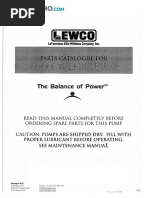 GD Triplex Pump Parts List | PDF | Pump | Valve