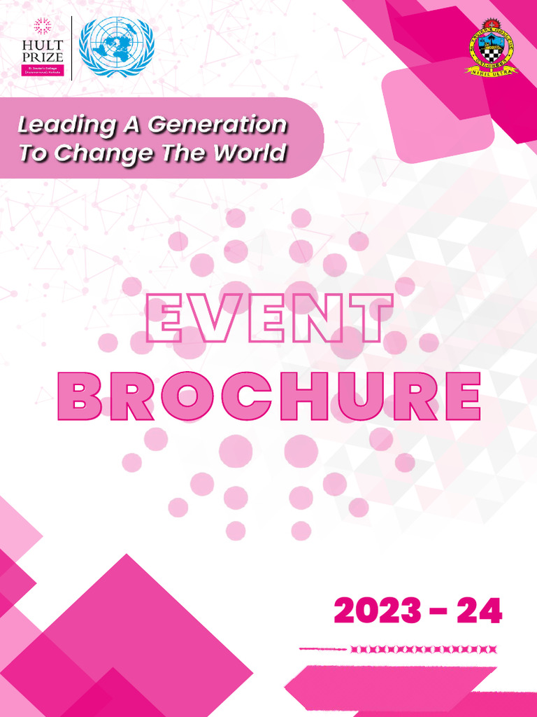 Hult Prize SXC Event Brochure 2023-24 Compressed | PDF | Entrepreneurship