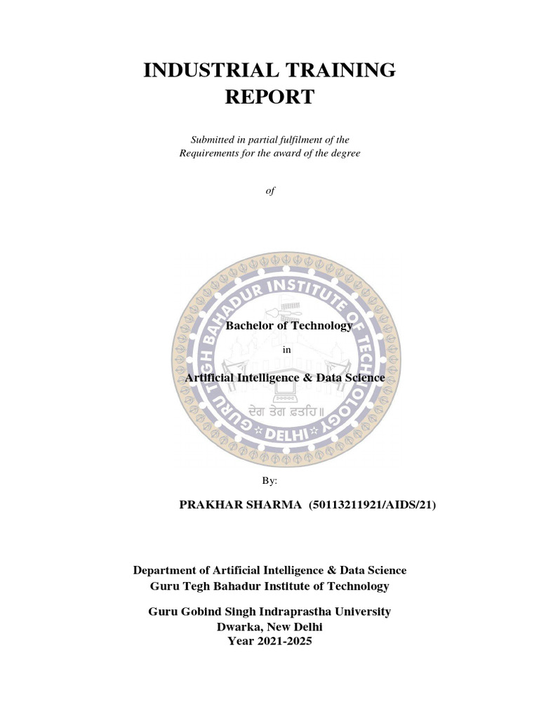 Industrial Report | PDF | Market Segmentation | Machine Learning