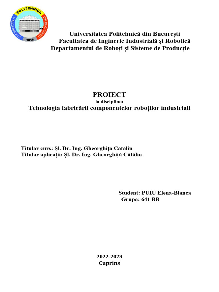 Puiu Elena-Bianca Tfcri | PDF