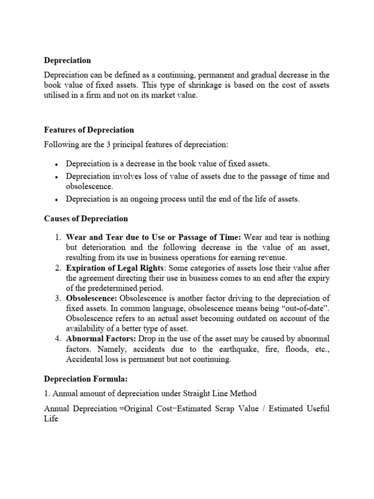 Depreciation | PDF | Depreciation | Book Value