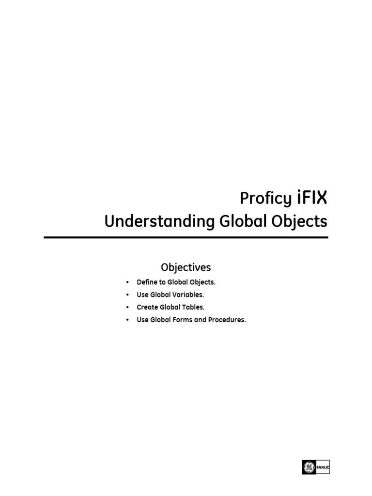 GFS-154B M14 Global Objects | PDF | Variable (Computer Science) | Scope (Computer Science)