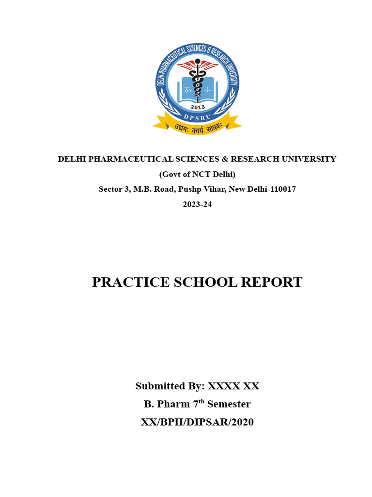 Practice School Report | PDF | Crystallization | Solubility