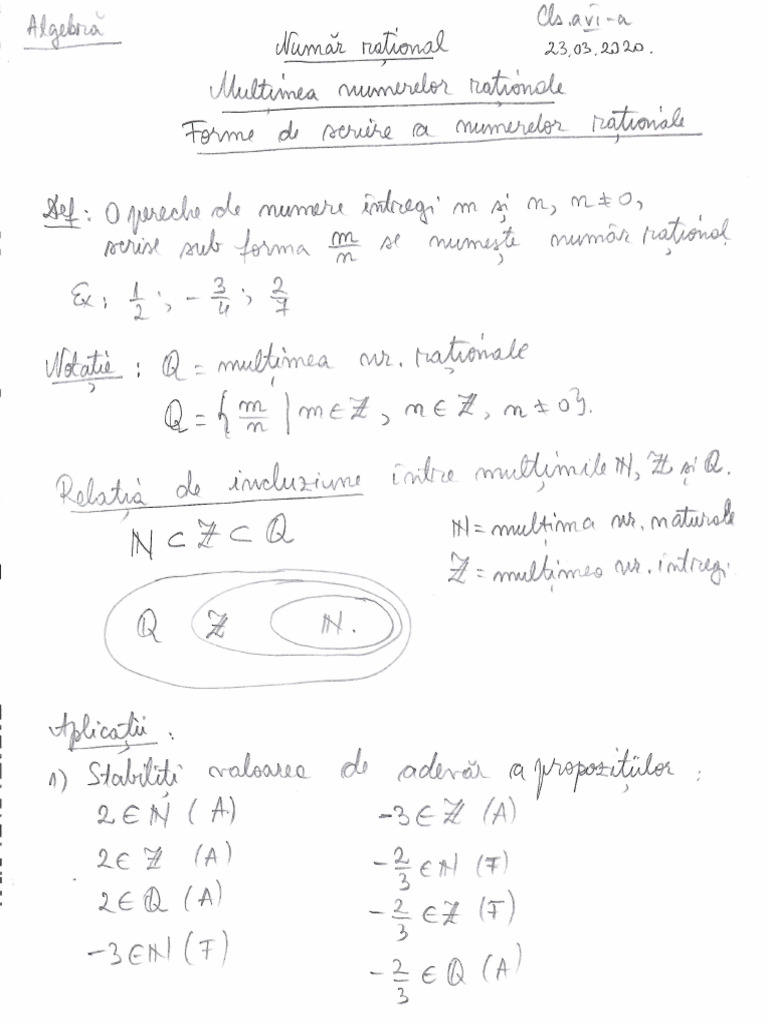 Număr Rațional | PDF